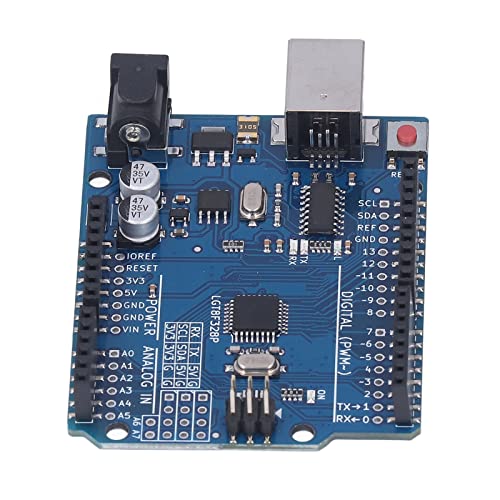 Rankomu Development Board with USB Cable, Development Board, LGT8F3289 Control Module with for ATmega16U2 Chip Electronic Component