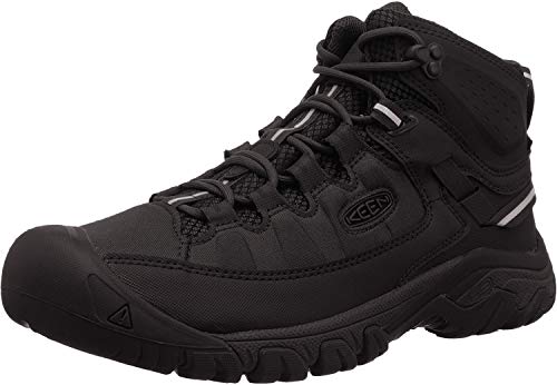 KEEN mens Targhee Exp Mid Wp Hiking Boot, Black, 8.5 US