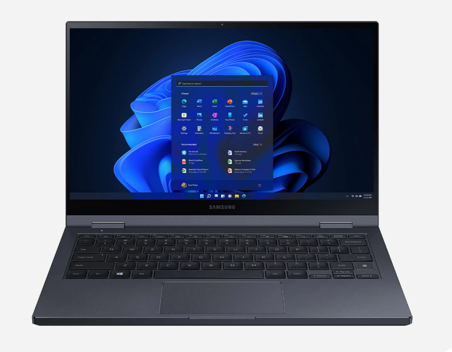 SAMSUNG Galaxy Book FLEX2 Alpha 13.3" QLED Touch-Screen Laptop Ultra-Slim 2-in-1 - Intel CORE I7-1165G7. Intel Iris Xe Graphics. Mystic Black. Windows 11. Wi-Fi 6E. HDMI. USB-C. (16GB RAM, 512GB)