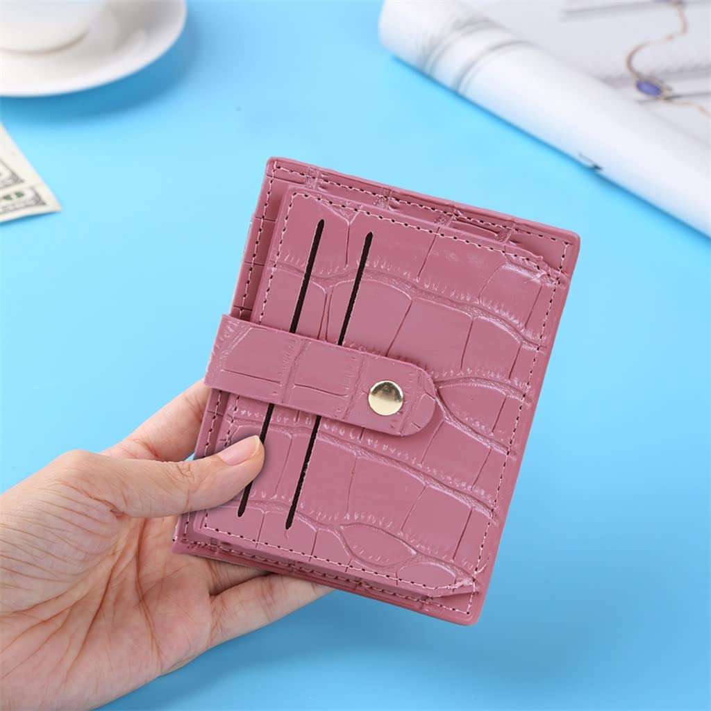 N/A Women Wallet Female Purse Leather Short Pattern Money Pocket Card Coin Holder Wallets Price Purses (Color : D, Size : 105 * 80mm)