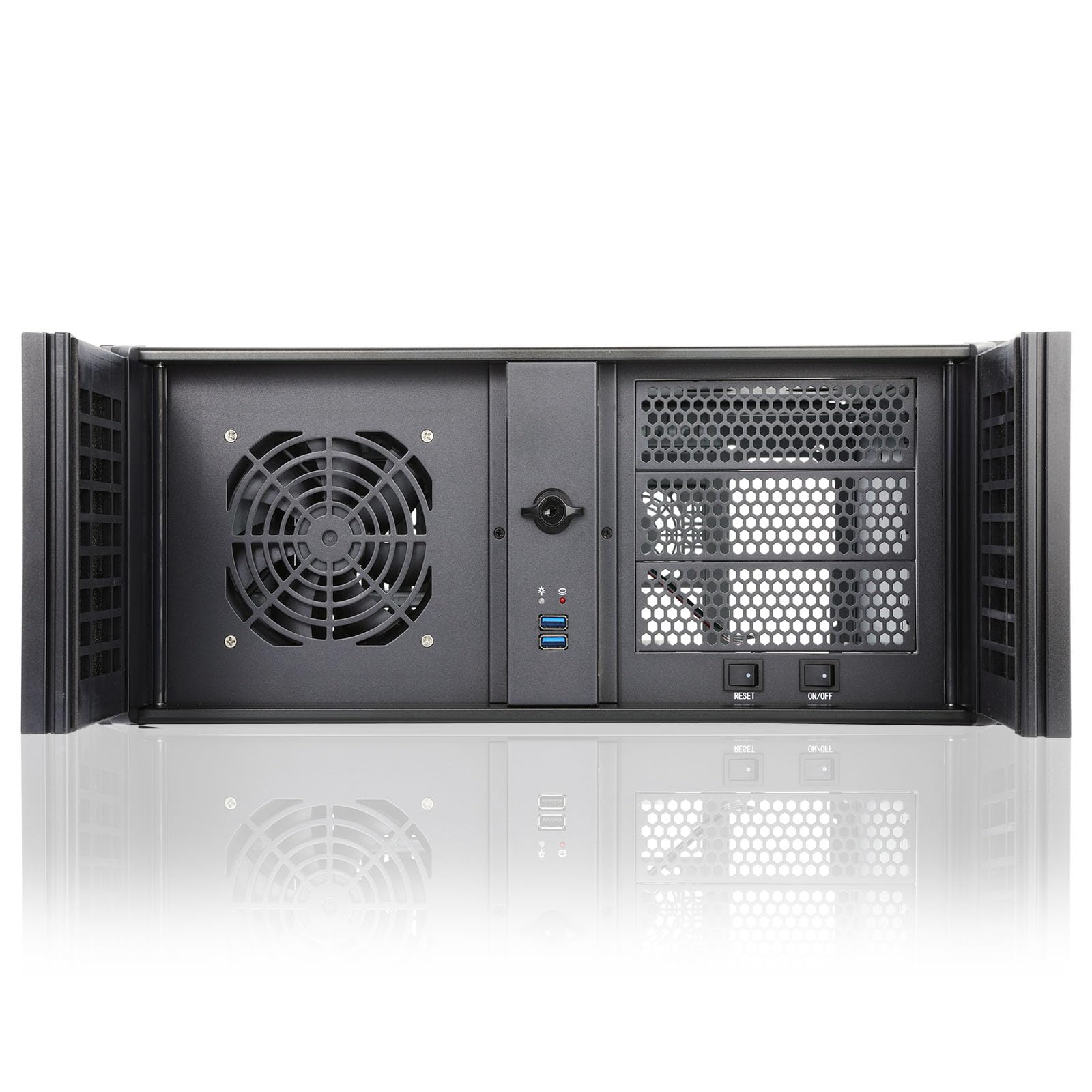 RackChoice 4U Rackmount Server Chassis with 3x5.25 Front Bays+7x3.5 +3x2.5 Drive Bays