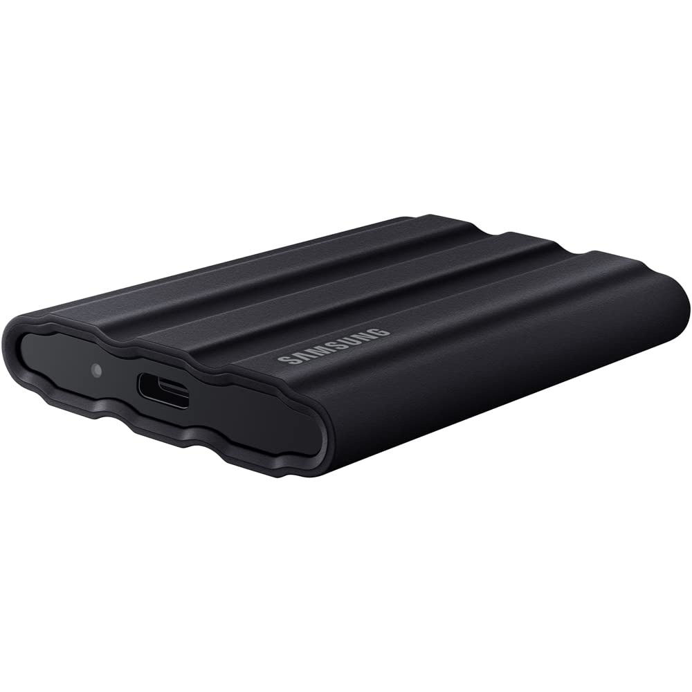 SAMSUNG MU-PE1T0S/AM T7 Shield Portable Solid State Drive 1TB 2022 Black Bundle with 1 YR CPS Enhanced Protection Pack