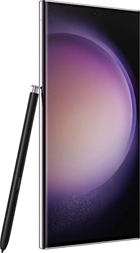 SAMSUNG Galaxy S23 Ultra 5G S9180 Dual 256GB 12GB RAM, 200 MP Camera, Factory Unlocked, NGP Wireless Charger Included β Lavender