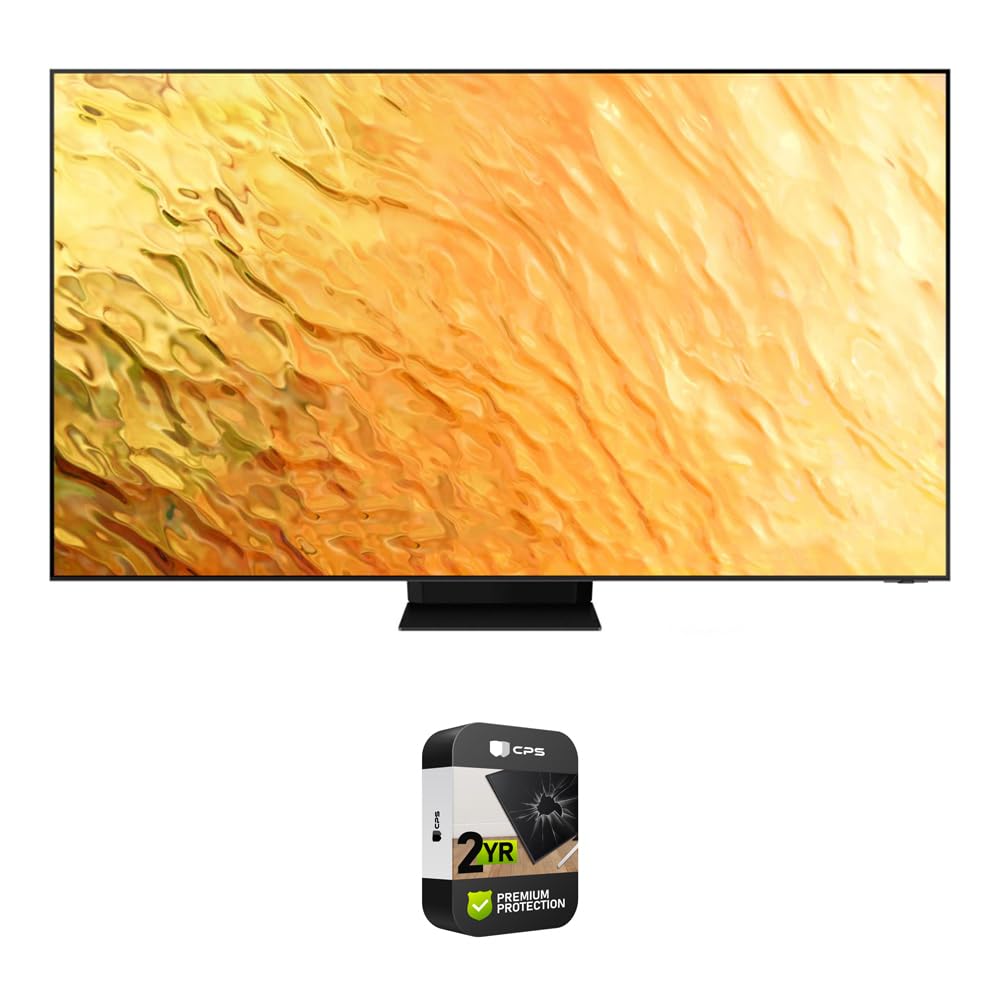 SAMSUNG QN65QN800B 65 Inch QN800B Neo QLED 8K Smart TV 2022 Bundle with Premium 2 YR CPS Enhanced Protection Pack