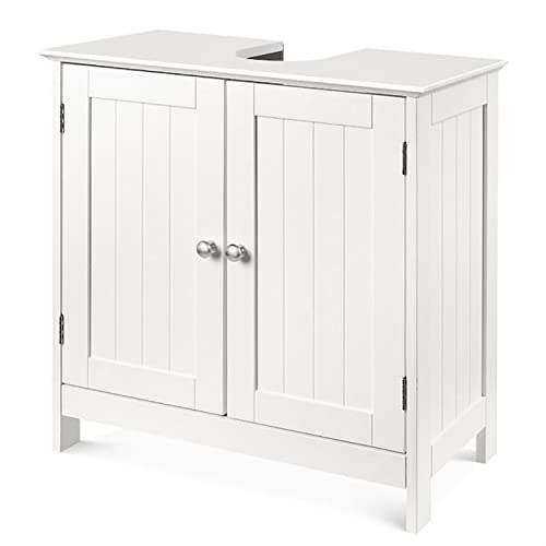 SDGH Two-Door Bathroom Vanity Cabinet Wash Basin Cabinet Multifunctional Storage Shelf Basket Kitchen Bathroom Accessories