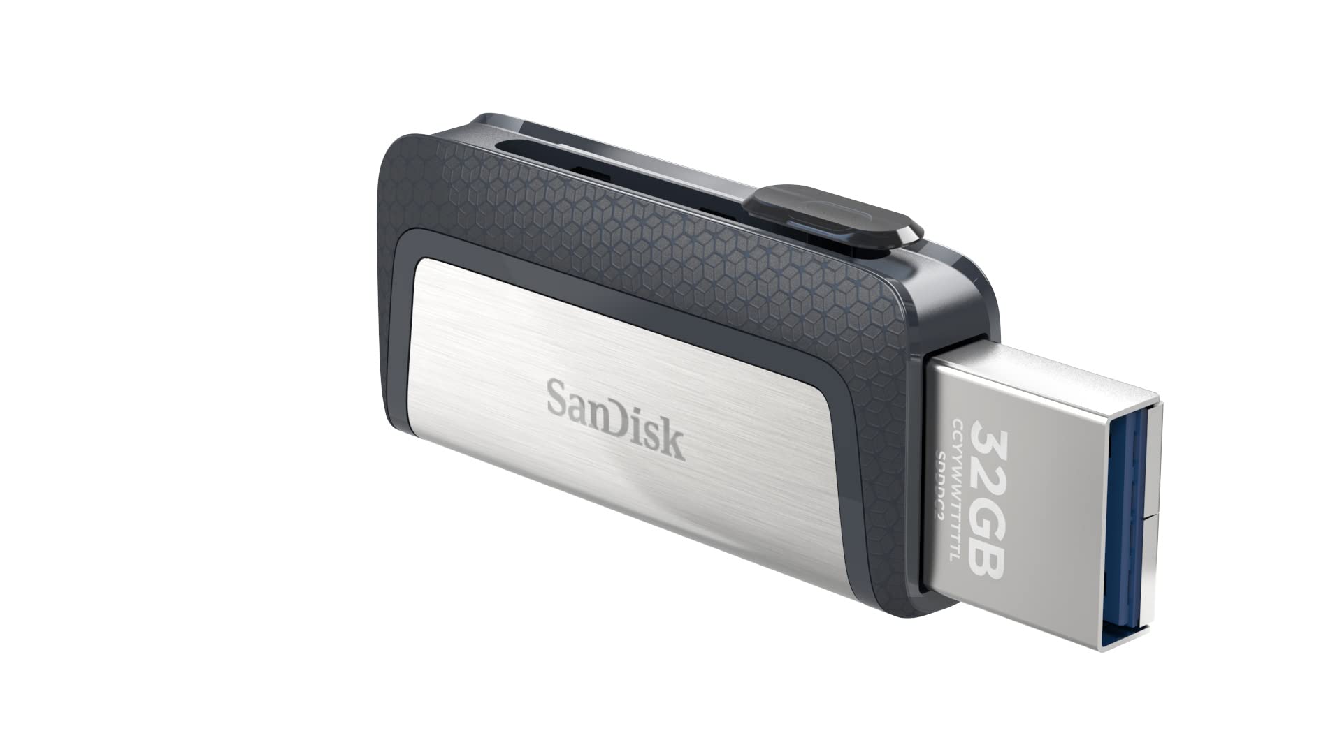 SanDisk 128GB Ultra Dual Drive USB Type-C - USB-C, USB 3.1 - SDDDC2-128G-G46 & 64GB Ultra Dual Drive USB Type-C - USB-C, USB 3.1 - SDDDC2-064G-G46, Grey/Silver