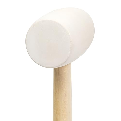 QEP 61613 16 oz. White Rubber Tile Tapping Mallet