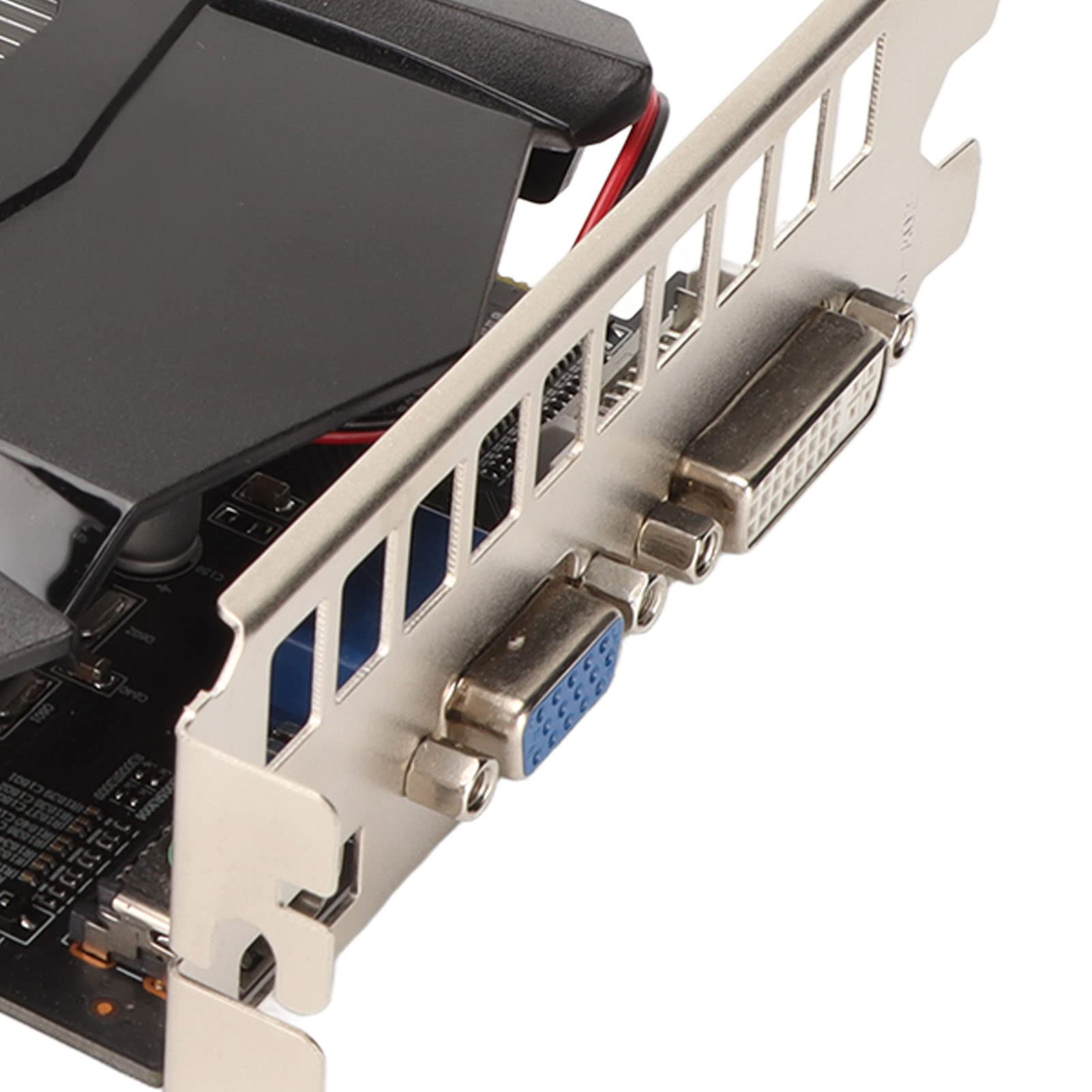 PUSOKEI HD7670 AMD Graphics Card, 4GB GDDR5 128bit PCIE X16 Desktop Gaming Graphics Card, 1000MHz Core Frequency, Support DirectX 11, Active Cooling Fan Control