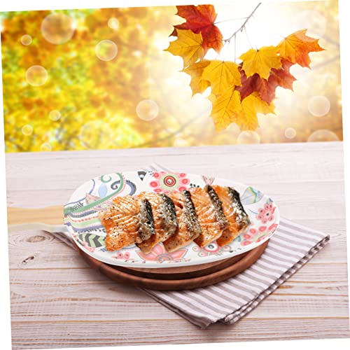 SEWOART Plate commercial tableware bread board baking pan fish platter food tray japanese plates bread loaf pans for baking fruit pies baking board bakeware with handles kitchen bakeware