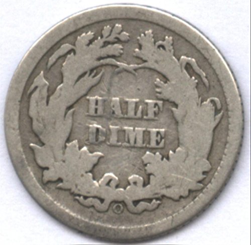 Seated Liberty Half Dime Dated From 1837 to 1873 Half Dime Very Good