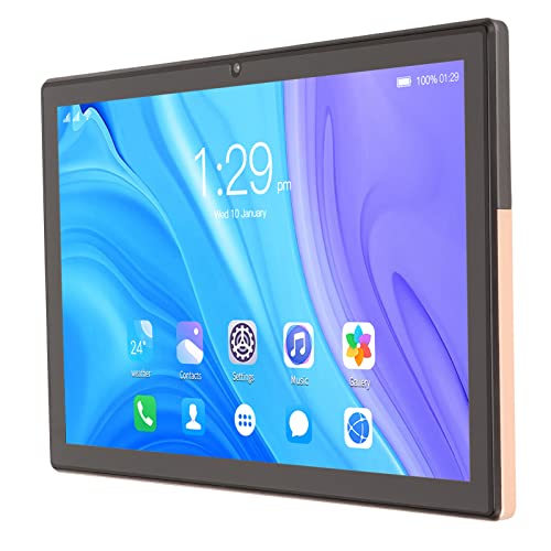 Pomya HD 10 Inch Tablet, 4G Calling Tablet,6GB RAM 128GB ROM,8800mAh Battery,Dual Camera Tablet, Kids Friemds