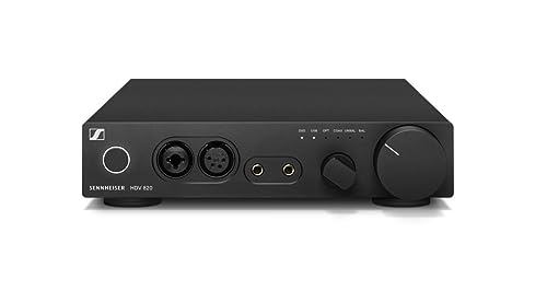 Sennheiser HD 800 S Open-Back Audiophile Headphones and HDV 820 Reference Headphone Amplifier/DAC Bundle