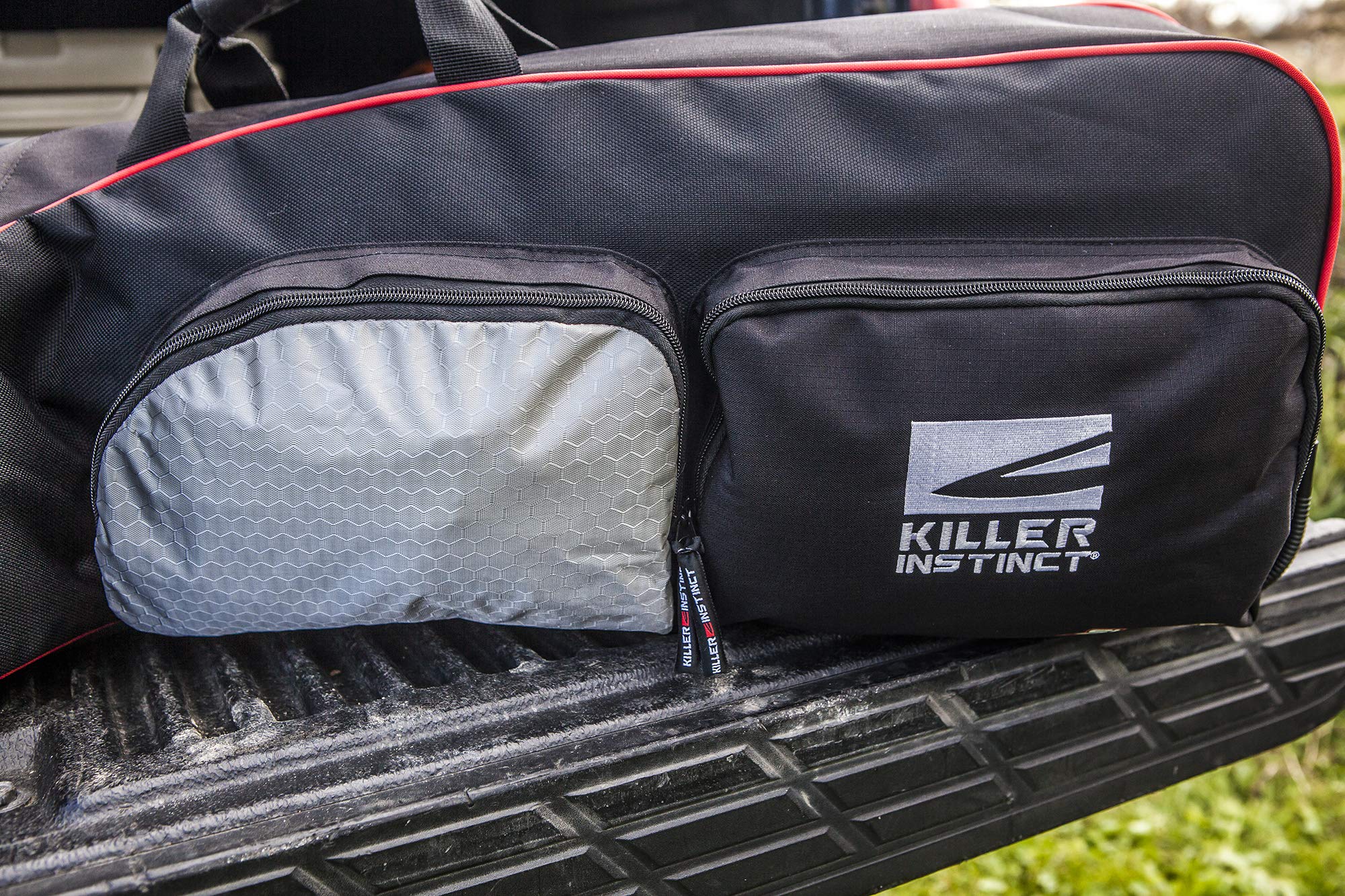 Killer Instinct Slayer Crossbow Case with Rip Stop Technology. This Portable Zippered Crossbow Case fits Crossbows Up To 22 x 36 Inches. Has 4 Padded Pockets for Your Gear.
