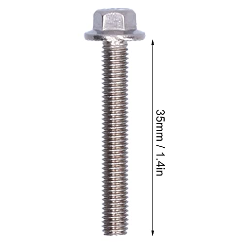 Screw Assortment, M5 10/12/16/20/25/30/35/40mm Screw Kit for Worker for Hex Bolts for Machinery Industry for Handyman(M5*35)