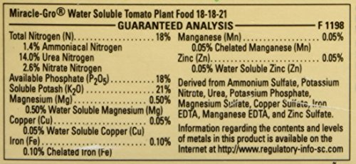Scotts Miracle-GRO Water Soluble Tomato Plant Food