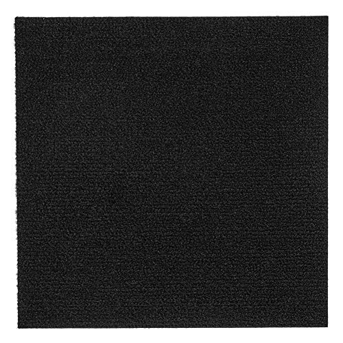Self Adhesive Carpet Tile, Easy to Peel and Stick Carpet Floor Tile - 12 Tiles/12 sq Ft.