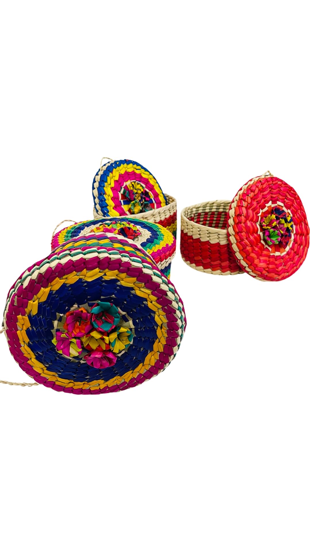 Leos Imports Handmade Mexican Palm Tortilla Basket, Tortillera Made in Mexico