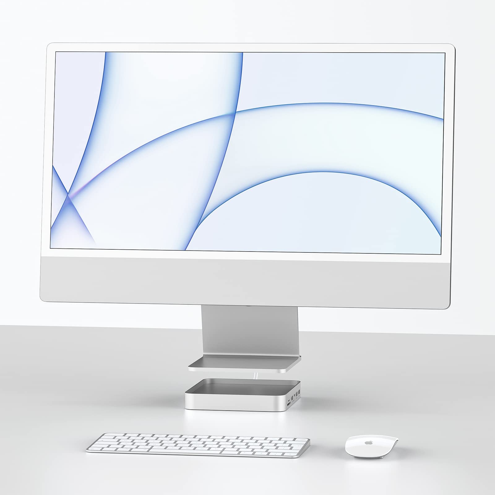 PULWTOP 10Gbps USB C to USB C Hub + iMac Accessories USB C HUB