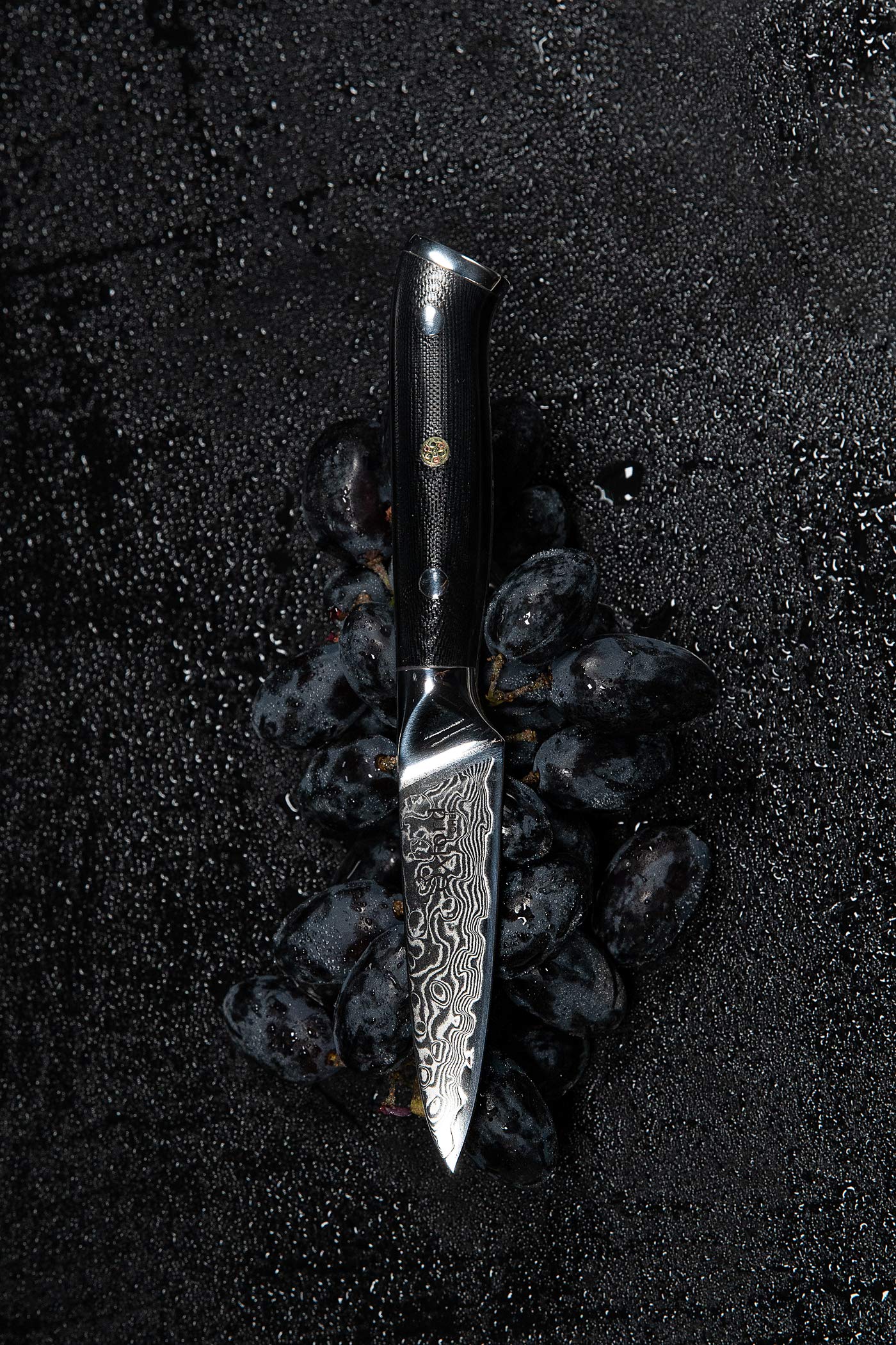 Oxford CHEF Paring Knife- 3.5 Inch - Damascus Japanese- VG10 Super Steel 67 Layer High Carbon Stainless Steel- Razor Sharp, Stain & Corrosion Resistant, Awesome Edge Retention