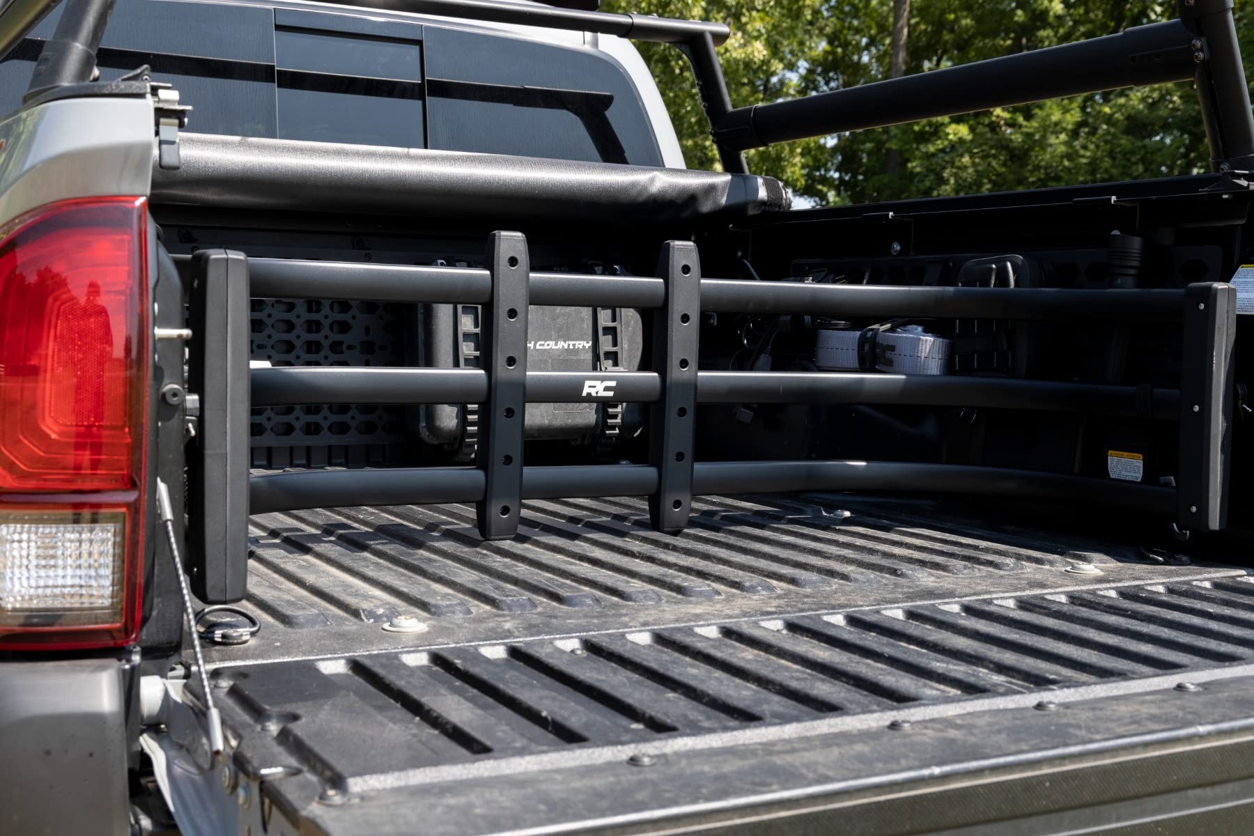 Rough Country Bed Extender for Tacoma/Gladiator/Maverick | 26" Extension - 73113, Black