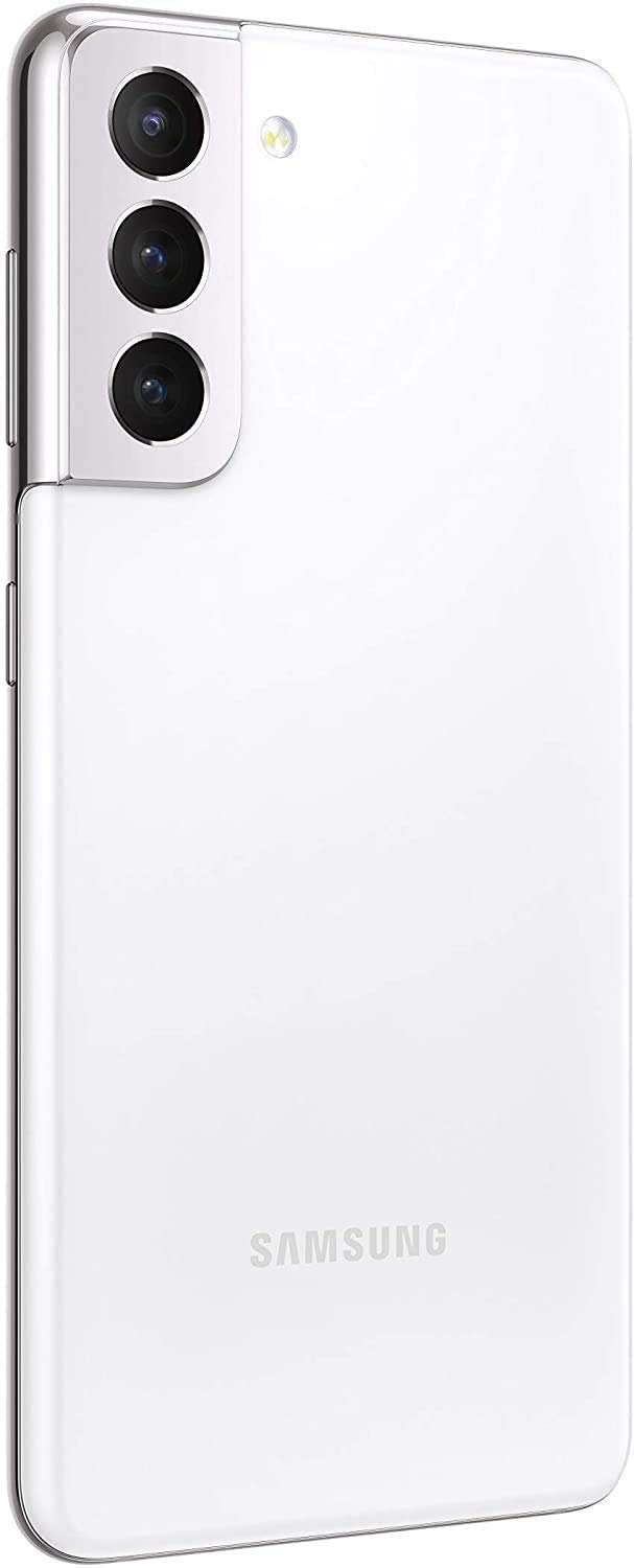 Samsung Galaxy S21 5G (SM-G991B/DS) Dual SIM 256GB, 6.2”, Factory Unlocked GSM, International Version - No Warranty - Phantom White