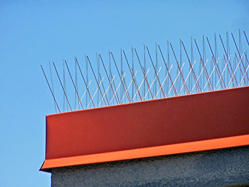Nixalite Stainless Steel Bird Spikes E-Spike (8 Ft. (4-2 Ft. Strips))