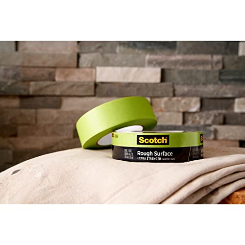 Scotch Painter's Tape 2060-48MP ScotchBlue Rough Surface Painters Tape, 1.88" Width, Green