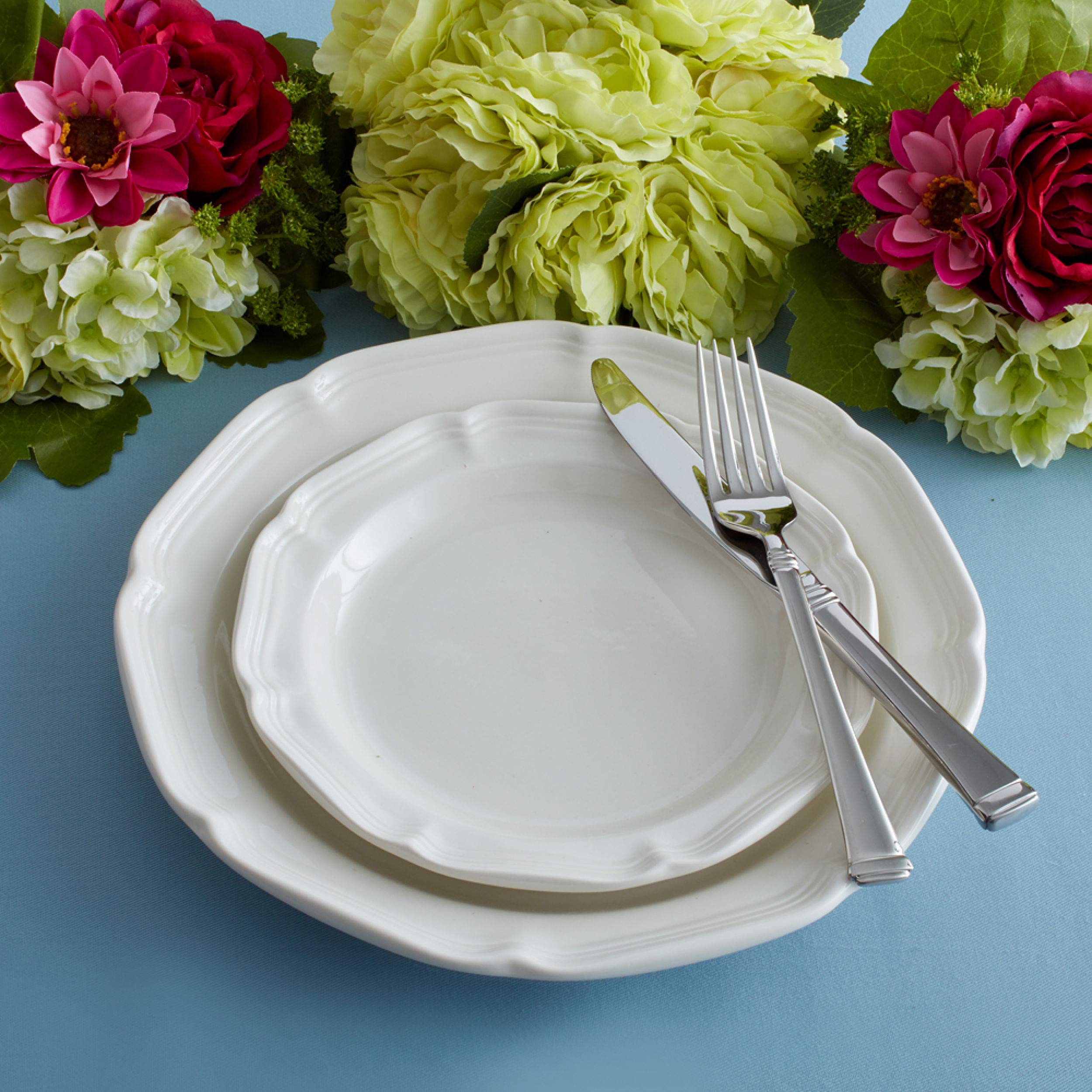 Mikasa French Country Salad Plate, 8", White - F9000-202