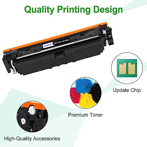 SINOPRINT 069 069H Toner Cartridge Replacement Compatible for Canon 069 for Canon imageCLASS MF753Cdw MF751Cdw LBP674Cdw Printer Ink(Black Cyan Yellow Magenta 4-Pack)