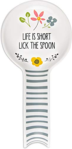 Pavilion Gift Company Spoon Rest, One Size,White