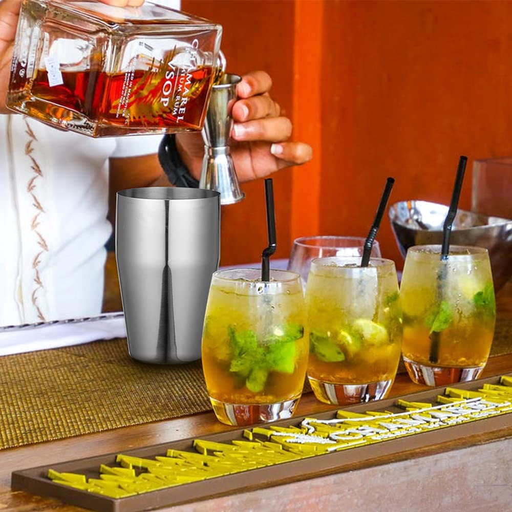 Mixology Bartender Kit: 20-Piece Bar Tool Set with Bamboo Stand, Martini Cocktail Shaker Set, Home Bartending Kit for Cool Drink Mixing Experience, Housewarming Gift