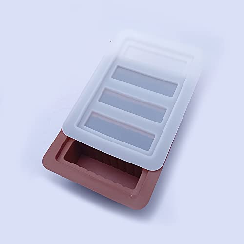 Silicone butter mold,Large Trays Butter Mold Set of 1 , BPA free premium silicone tray with lid (green)