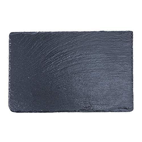 Tcrogsciss Natural Slate Cheese Boards, Individual Charcuterie Board for Appetizer, Cheese, Dessert, Tapas and Sushi Presentation