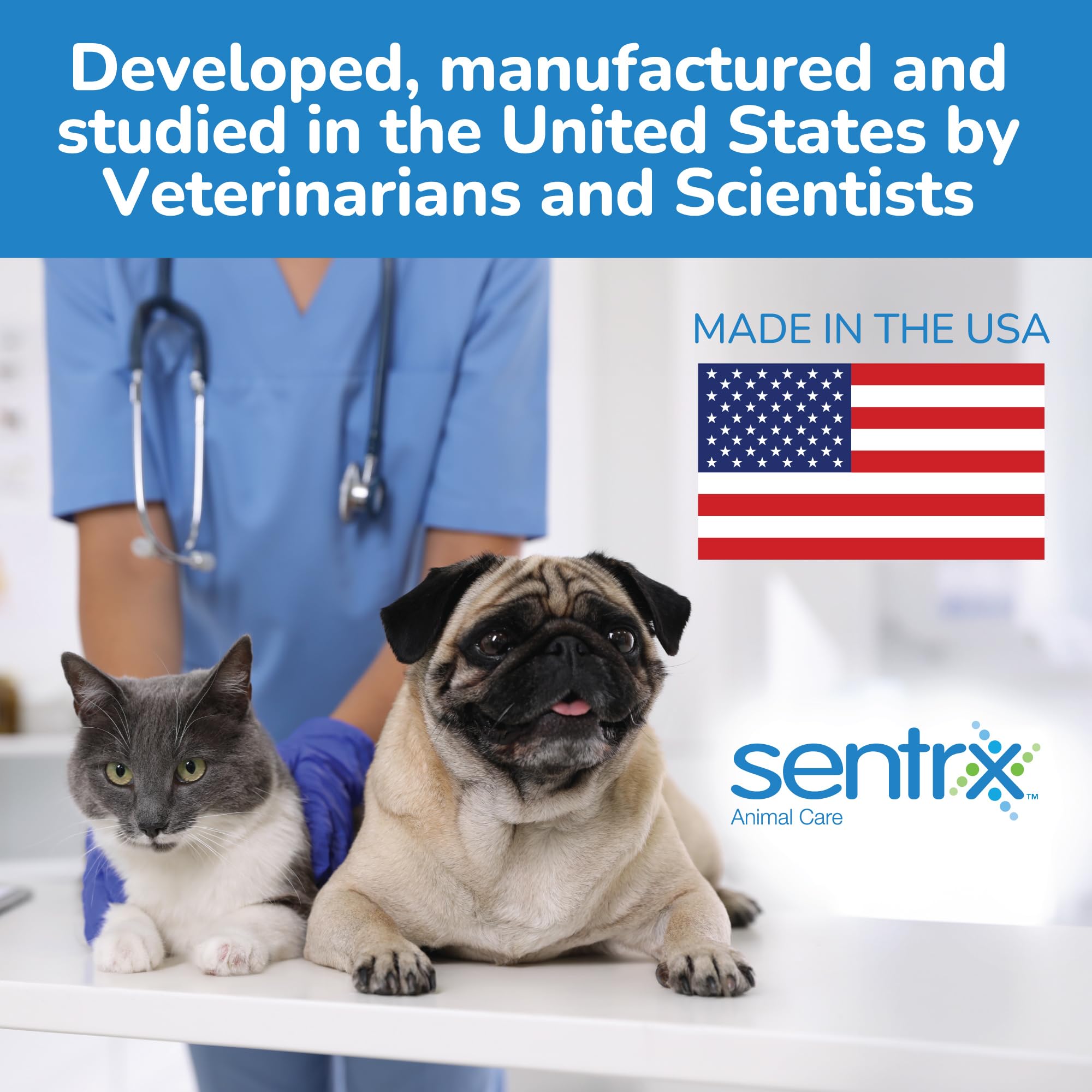 Sentrx Eye Lube Pro Plus + Hyaluron for Dogs, Cats, Horses, Dry Eye Relief, 20g, Pack of 6