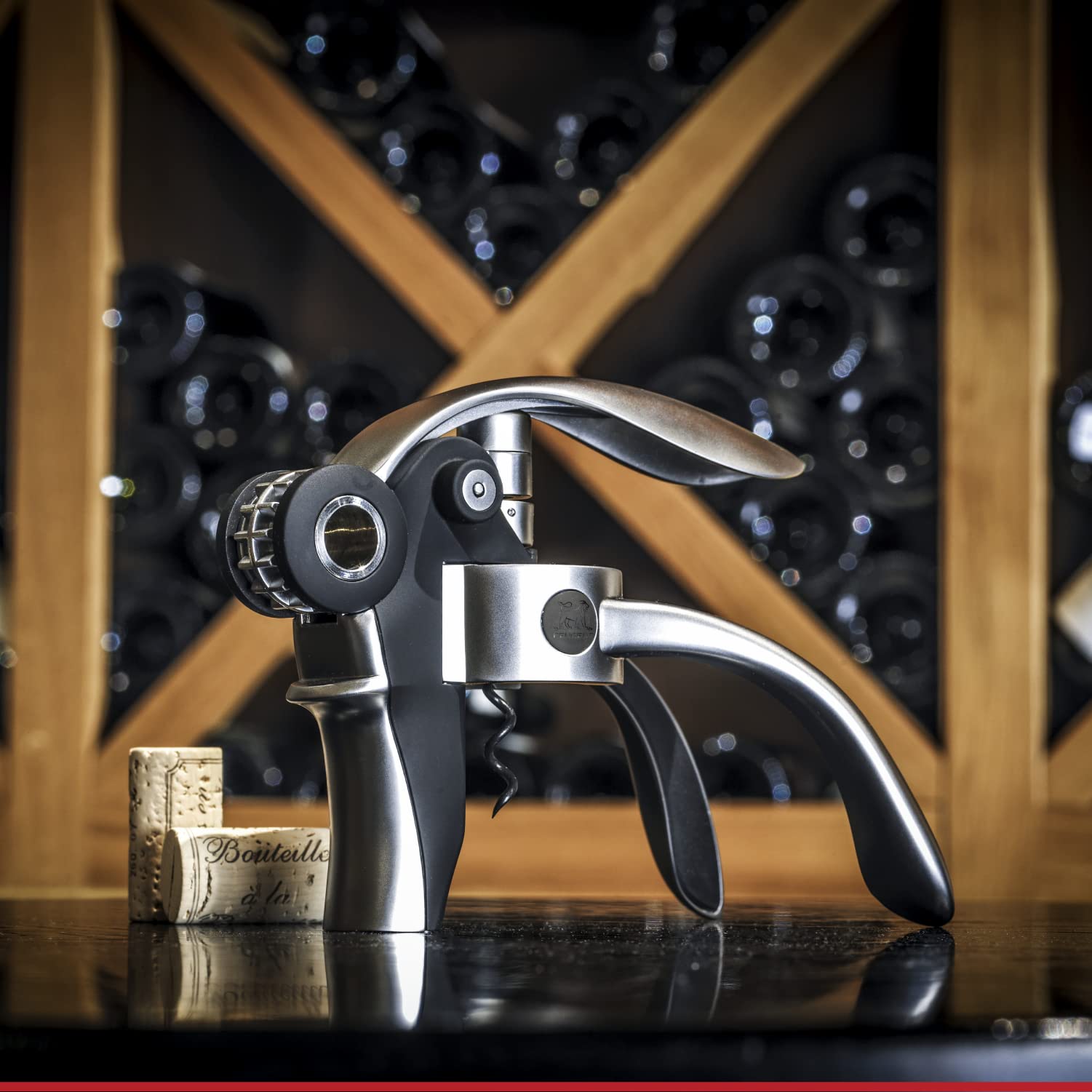 Peugeot Baltaz Corkscrew, Metallic Gray, 5.52in.