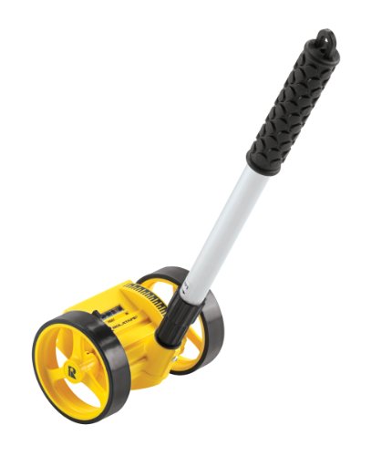 ROLATAPE RT204 Dual 4-inch Measuring Wheel , Yellow