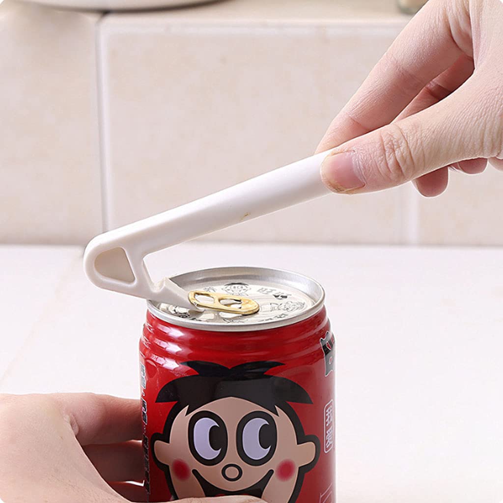 Multifunctional Can Opener Ring Pull Tab Cans Tins Bottles Opener for Pet Cat Dog Foods Canned Hanging Can Opener 6 pieces