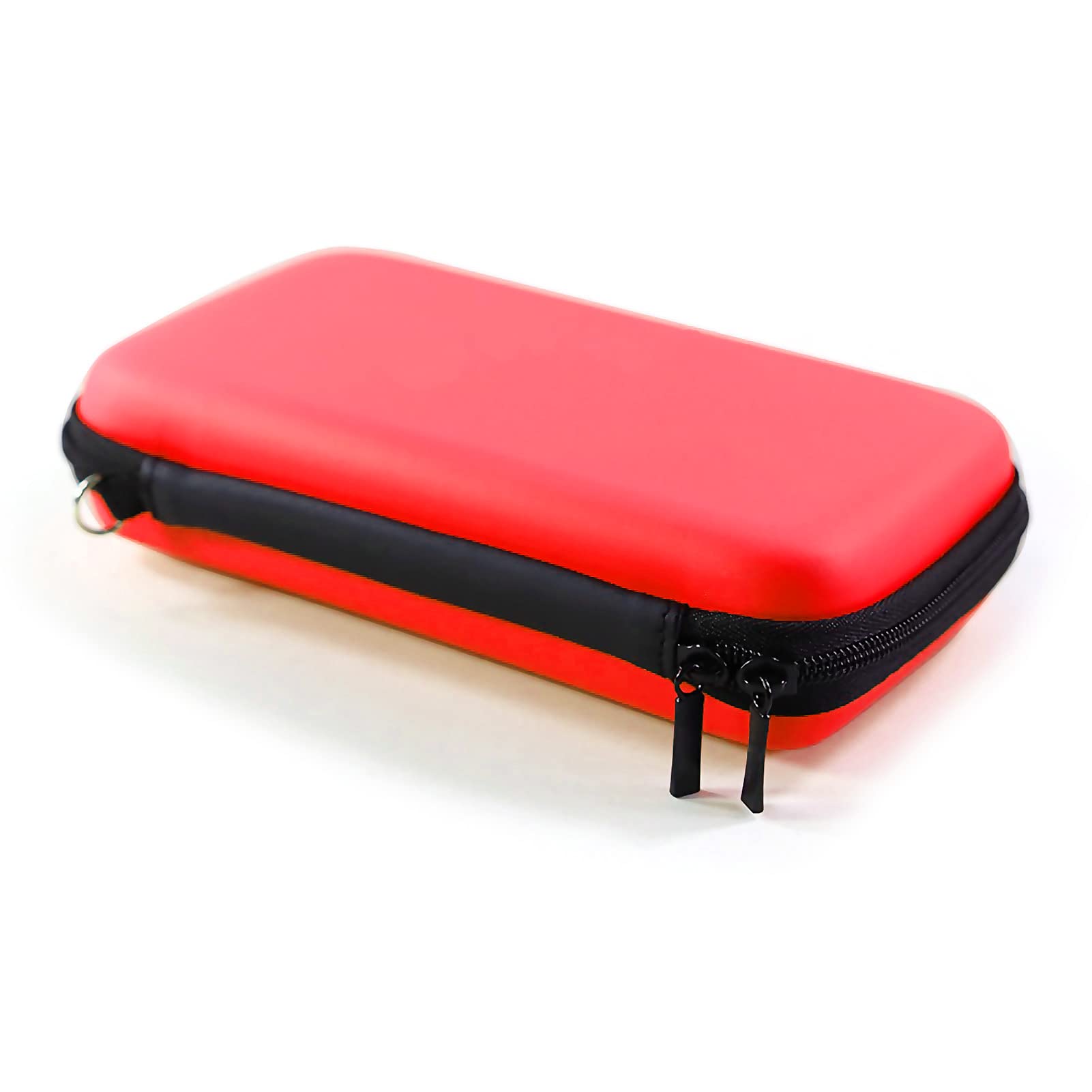 New2DSXL Hard Carrying Case Storage Bag Red Replacement, Compatible with for Nintendo New 2DS New2DS XL LL 2DSLL Handheld Console, New Anti-Shock EVA Protection Carry Pouch Accessories