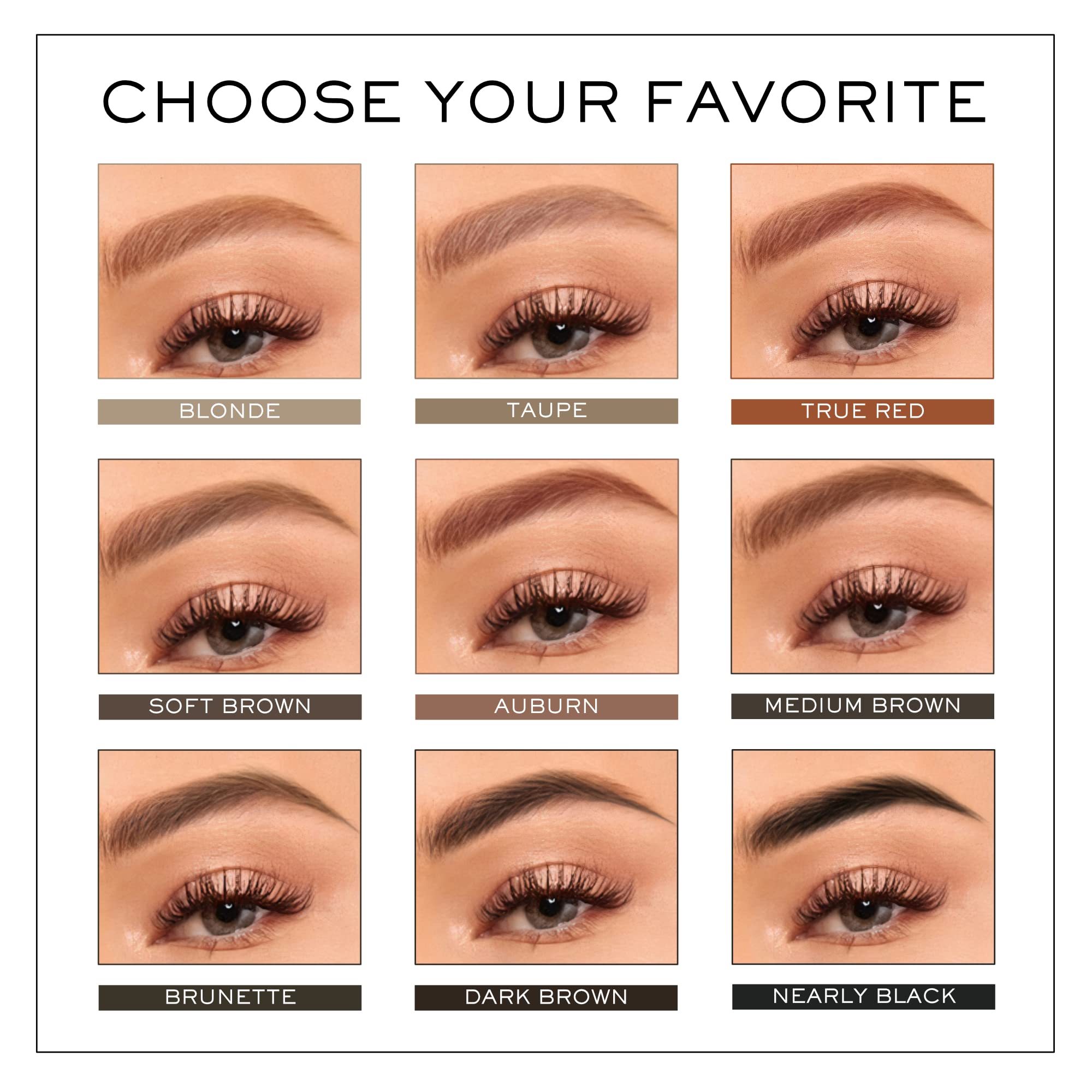 MADLUVV Brow Stamp Refill* - Color Stamp for Brows & Root Touch Up for Women & Men, Instantly Conceal Hair Loss, Grey Hair, Thinning Hair with Stain-Proof/Smudge-Proof Powder Formula (Soft Brown)