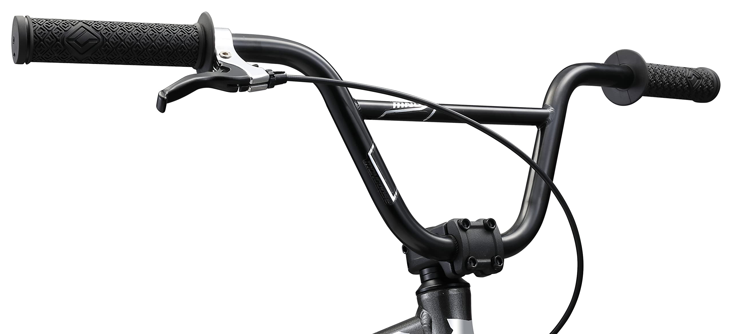 Mongoose Title Pro XXL BMX Race Bike, 24-inch Wheels, Beginner Riders, Lightweight Tectonic T1 Aluminum Frame and Internal Cable Routing, Charcoal
