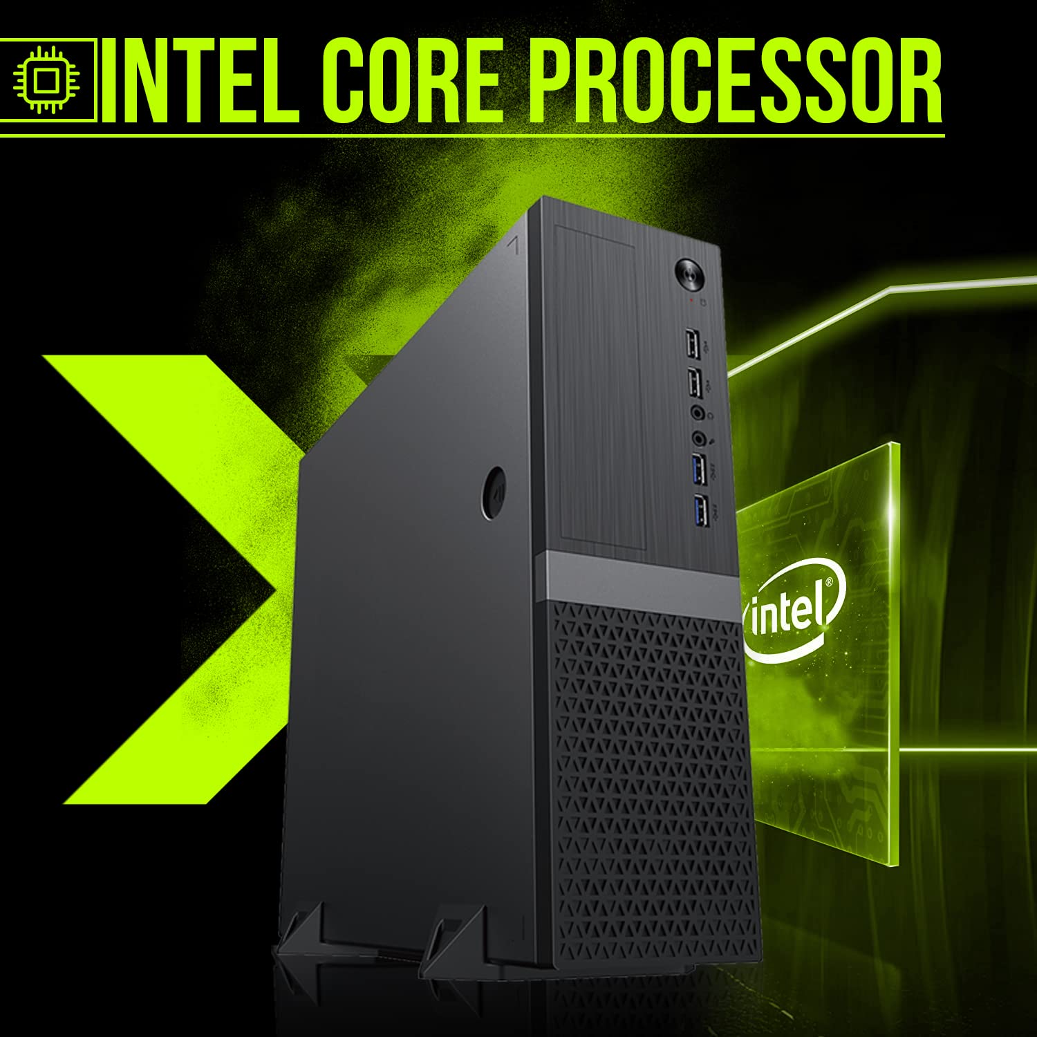 TechMagnet Gaming Desktop PC, Intel Core i5 8th Gen, Heera, GT 1030 Graphics, 16GB RAM, 1TB SSD, MTG New 27 Inch Monitor, RGB Keyboard Mouse, Headphone, Webcam, WiFi, Win 11 Pro (Renewed)