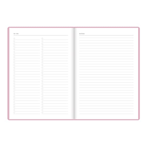 Letts of London Inspire Weekly/Monthly Planner, 12 Months, January to December, 2024, A5 Size, 8.25" x 5.875", Multilingual, Pink (C082021-24)