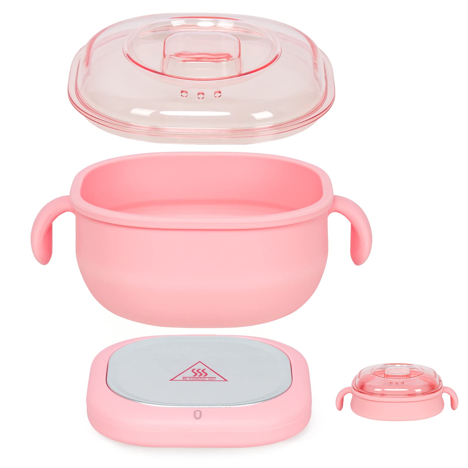 Ranrose Silicone Bowl for Wax Warmer,400ML Silicone Wax Warmer for Hair Removal with Replacement Silicone Wax Bowls for Waxing