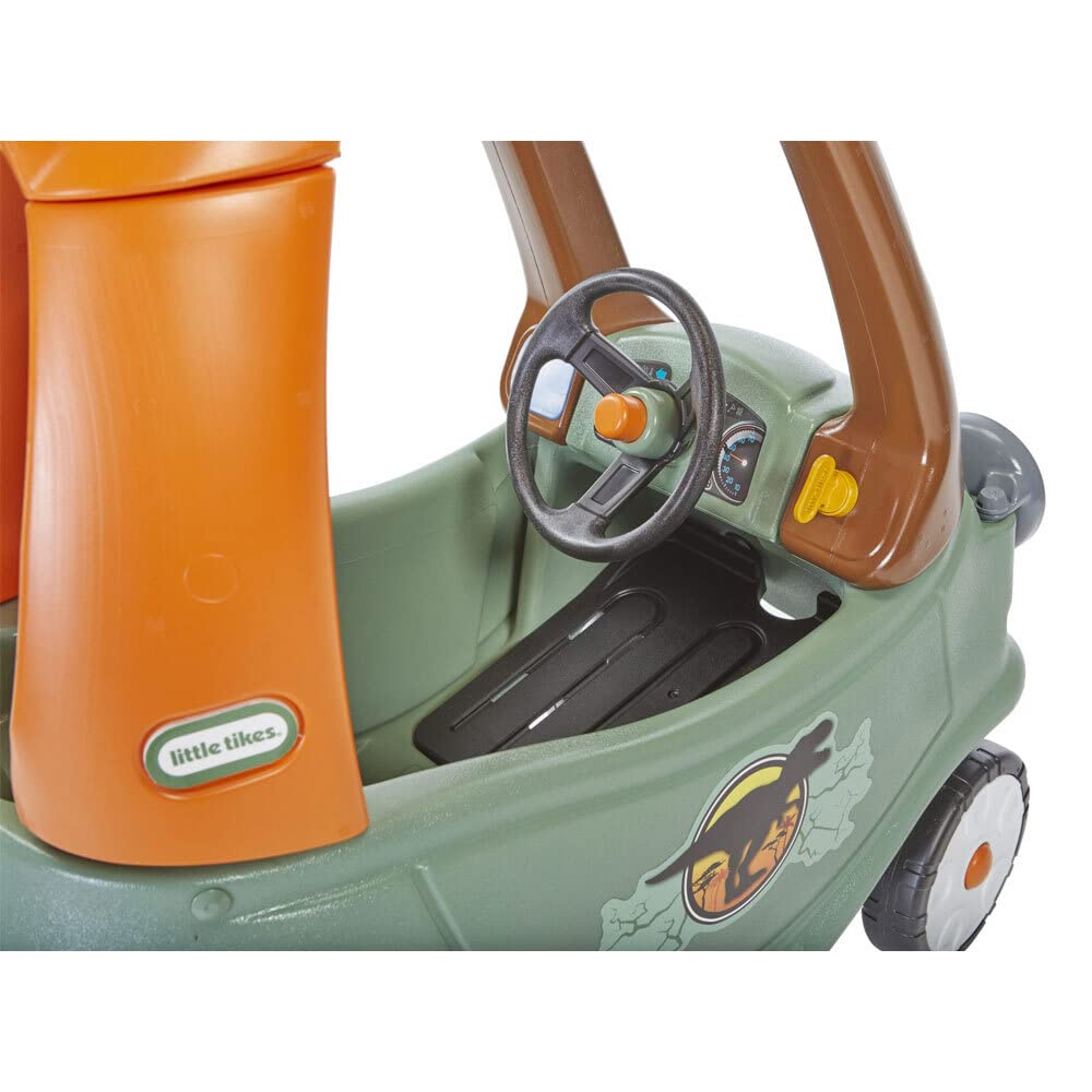 little tikes T-Rex Cozy Coupe by Dinosaur Ride-On Car for Kids, Multicolor Large