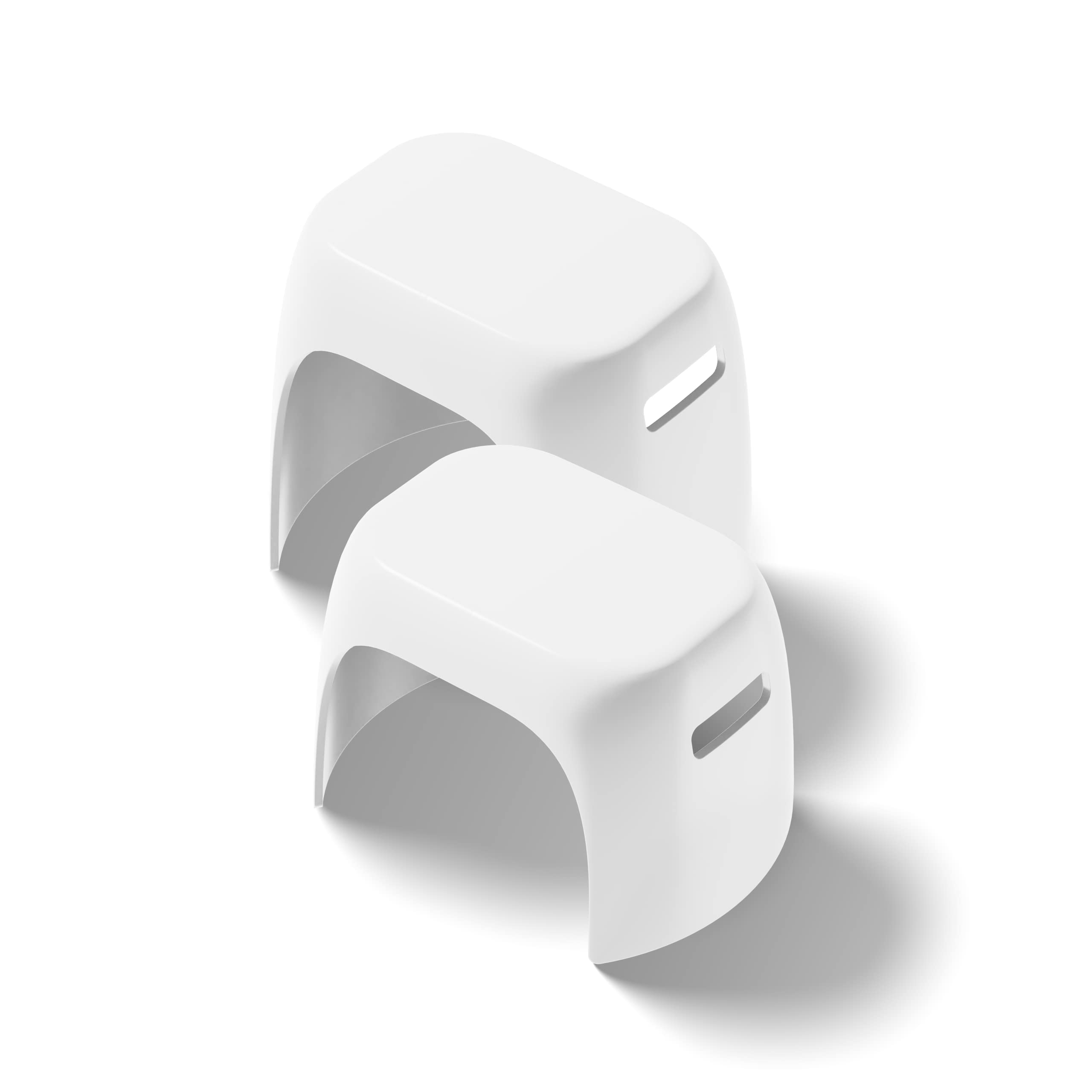 Orange/White Step Stool (Blue White)