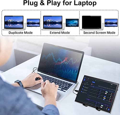 Raspberry Pi Screen 7 Inch Touchscreen Monitor 1024x600 Portable HDMI Monitor Raspberry Pi Display Fit for Raspberry Pi 4/3/2/Zero/B/B+ Win11/10/8/7, Free-Driver