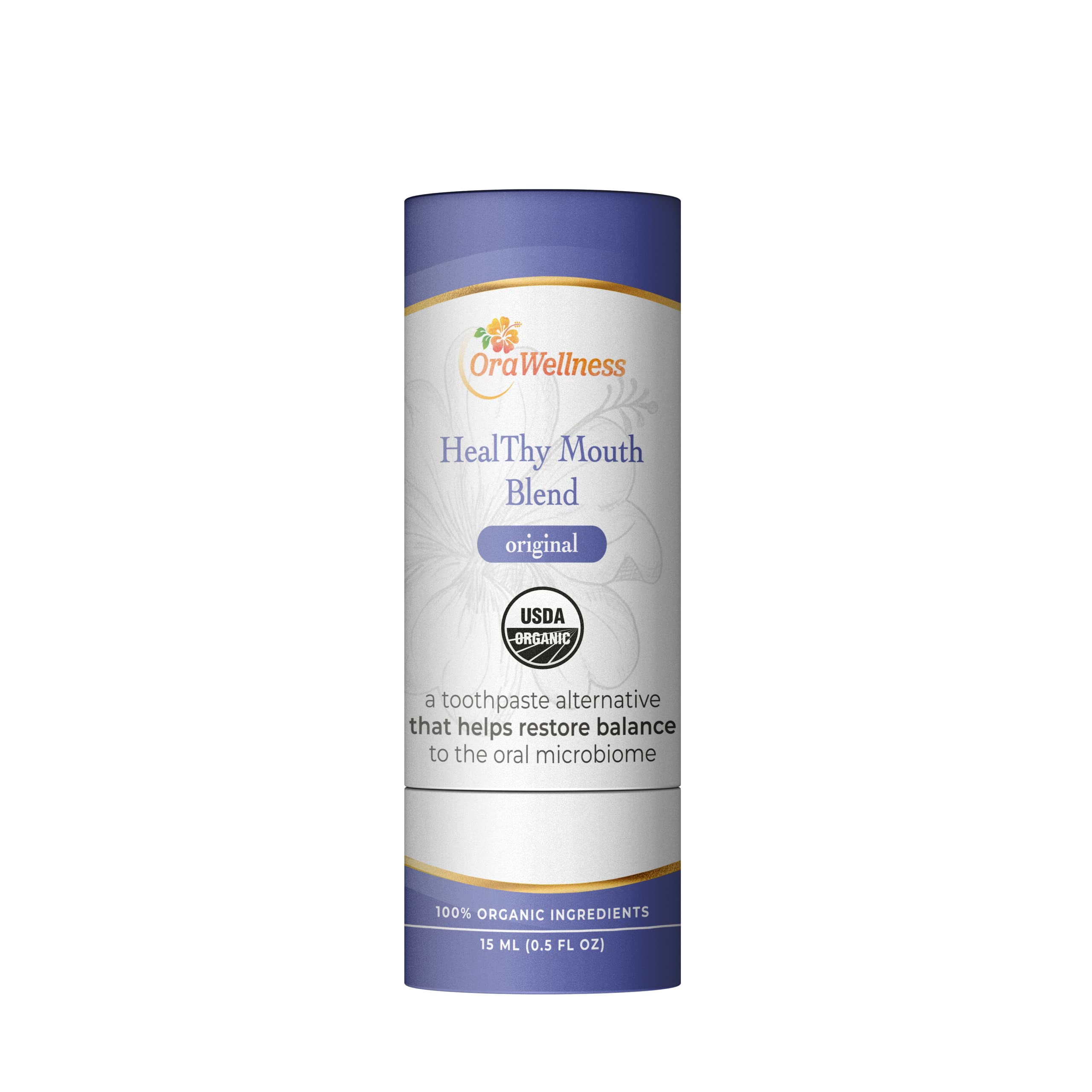 OraWellness Original Healthy Mouth Blend Organic Toothpaste & Mouthwash Alternative + BrushEco Bamboo Toothbrush with 3 Rows to Reduce Gum Disease, Promote Healthy Teeth and Gums