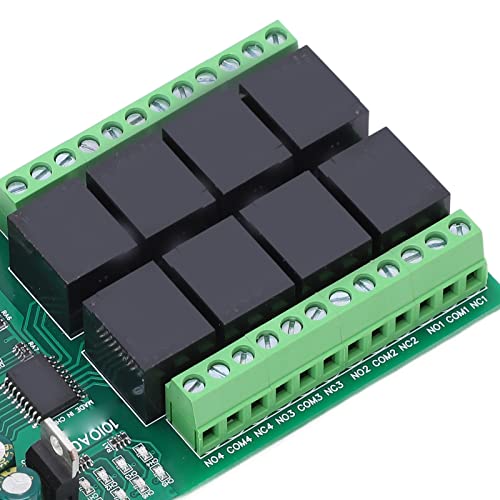 Relays Board Controller, Safe Protection 8 Channel DC 12V Relay Module for Working