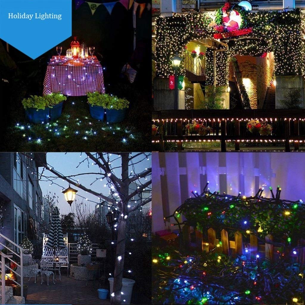 LIUPENGWEI LED String Lights, 1 - 5m 10 - 50 LED Halloween Christmas Curtain Lights, Waterproof 8 Modes Battery Powered Fairy Lights For Home, Garden, Holiday, Patry, Patio, Wedding Decorations Ghost