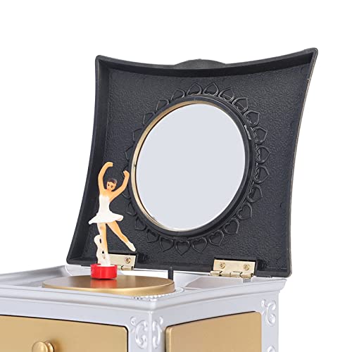 Wene Jewelry Box, Musical Jewelry Box Decoration Gifts Dancing Girl for Small Items Collection